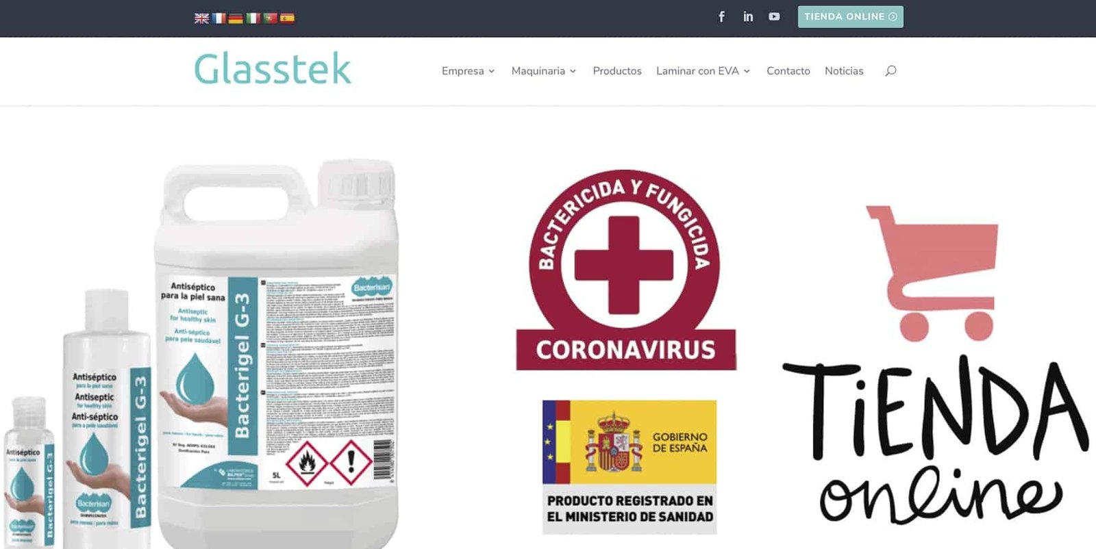 Rediseño de ecommerce para Glasstek - La vida en un pixel